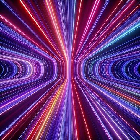Premium Photo D Render Abstract Futuristic Background