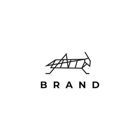 Premium Vector Grasshopper Logo Icon Design Template