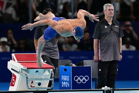 JO 2024 Natation Le Français Maxime Grousset qualifié en finale du