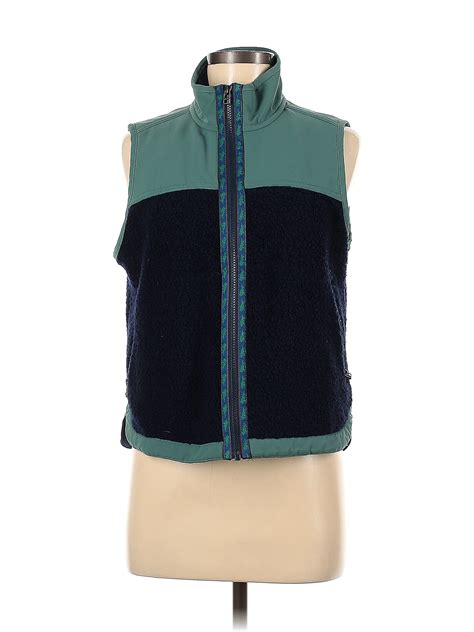 Toad And Co Color Block Solid Teal Vest Size M 68 Off Thredup
