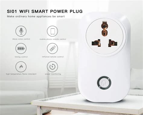 스마트 홈 Esp8266 Wifi 플러그 무선 전원 소켓 Alexa 음성 제어 와이파이 스마트 플러그