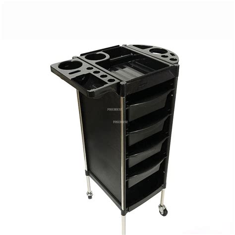 Stainless Steel Salon Trolleys With Wheels Simple Salon Furniture Hair