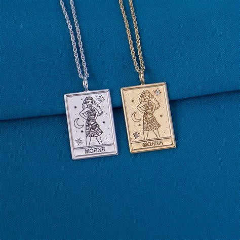 Disney X Rocklove Moana Moana Tablet Necklace Rocklove Jewelry