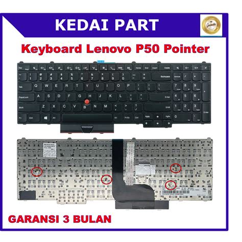 Jual Keyboard Lenovo Thinkpad P50 P51 20hh 20hj P71 20hk 20hl Pointer
