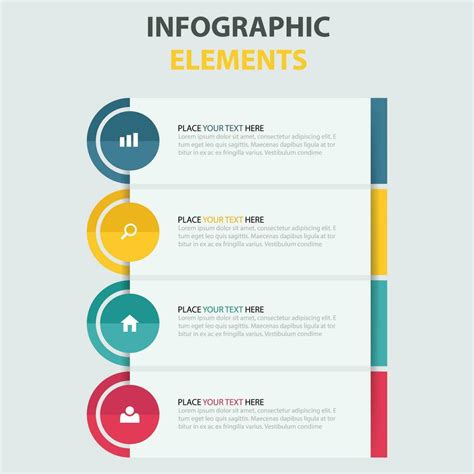 Modern Infographics With Four Colors 26382014 Vector Art At Vecteezy