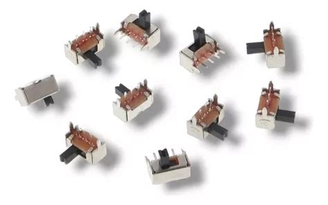10 Pz Switch Interruptor Deslizable Para Bocinas Mercadolibre
