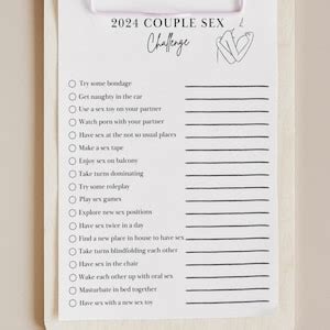 Couples Sex Challenge Printable Kinky Sex Challenge For Couples