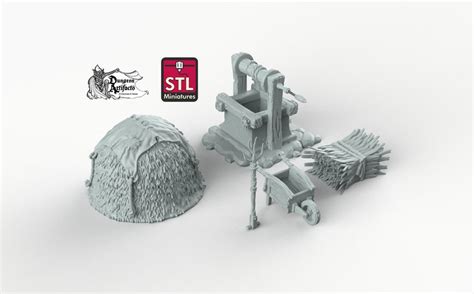Farming Equipment Stl Miniatures Wargaming Forgotten Realms Etsy