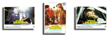 1978 Topps Battlestar Galactica Checklist Hero Habit
