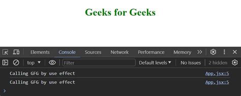 How To Fix React Useeffect Running Twice In React Geeksforgeeks