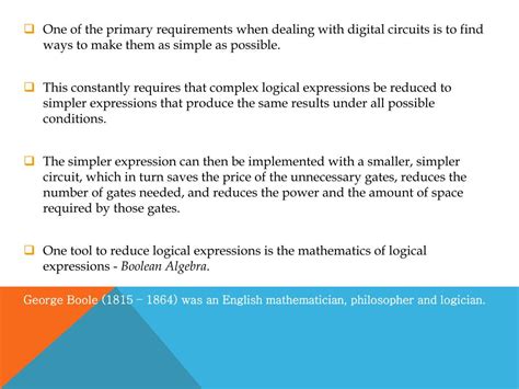 Ppt Boolean Algebra Powerpoint Presentation Free Download Id