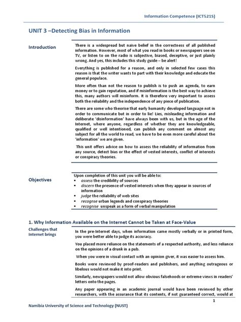 Ict Unit 3 Pdf