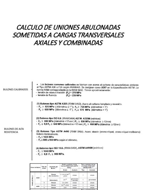 4 Diseño De Tornillos Cargas Transversales Pdf Ingeniería Mecánica