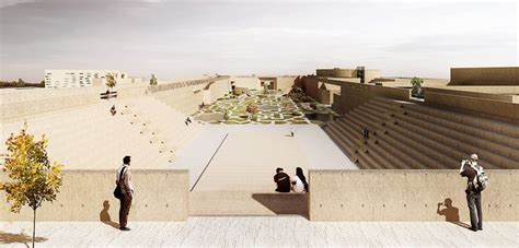 تصویر از حیاط مرکزی