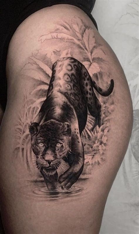 Panther Tattoo For Ladies