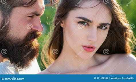 Young Tender Lover Enjoys Touching Soft Skin Of Sensual Lady