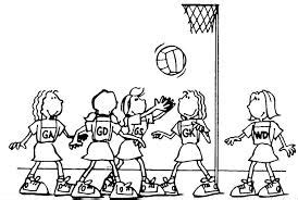 Netball Drawing At PaintingValley Com Explore Collection Of Netball Drawing