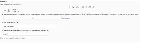 solved problem 2 4 points consider the initial value