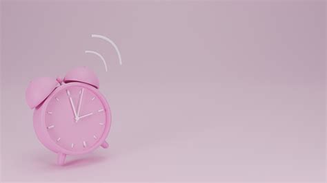 빈티지 울리는 알람 시계알람 시계는 배경에 격리됩니다 카드 배너 웹 사이트 교육 제품3d 렌더링 일러스트레이션을위한 최소한의