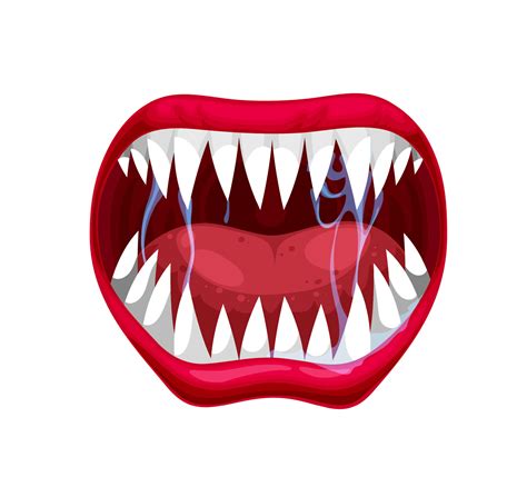 Cartoon Monster Fangs