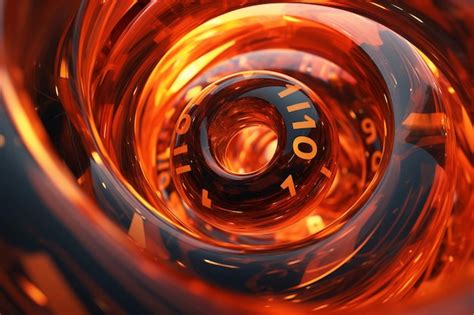 Premium Ai Image Abstract Numbers