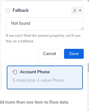 Fallback Values Tray Documentation