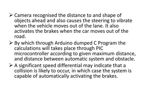 Autonomous Braking System Ppt