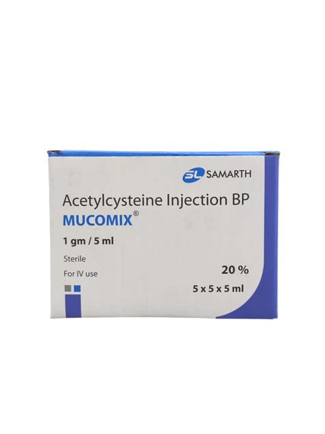 Mucomix 1gm5ml Injection Onco Healthmart
