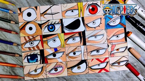 Drawing Anime Eyes One Piece ワンピース Youtube