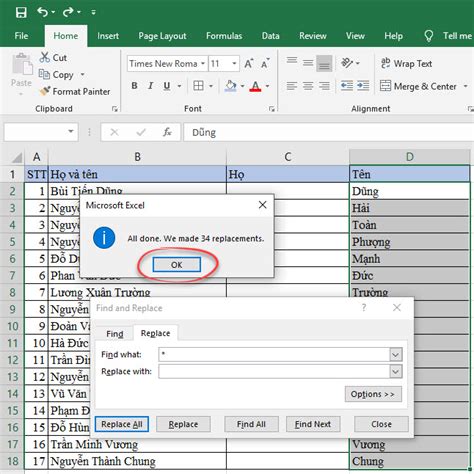 How To Split First And Last Names Into 2 Columns In Excel