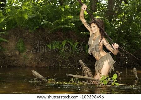 Stock Images Similar To ID 40458994 Beautiful Hunter In Loincloth