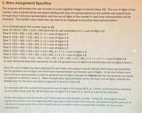 Solved More Assignment Specifics This Program Will Prompt Chegg