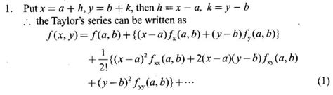 taylor s expansion for function of two variables theorem worked