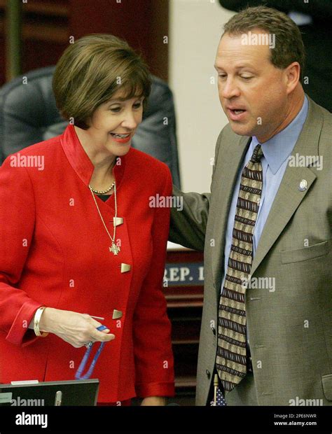 Rep Gayle Harrell R Port St Lucie Left Is Congratulated By Rep