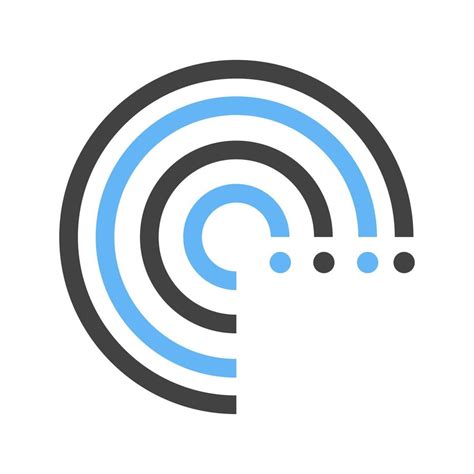 Forecasting Model Glyph Blue And Black Icon 10894429 Vector Art At Vecteezy