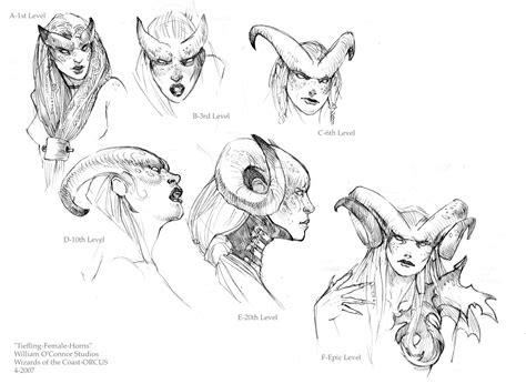 How To Draw Tiefling Horns