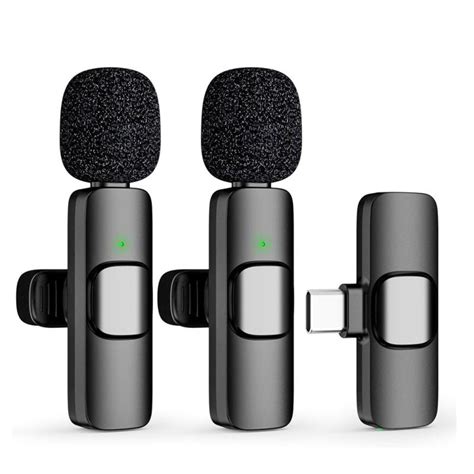 Купить Беспроводной петличный микрофон Mini Type C 1 To 2 с ...