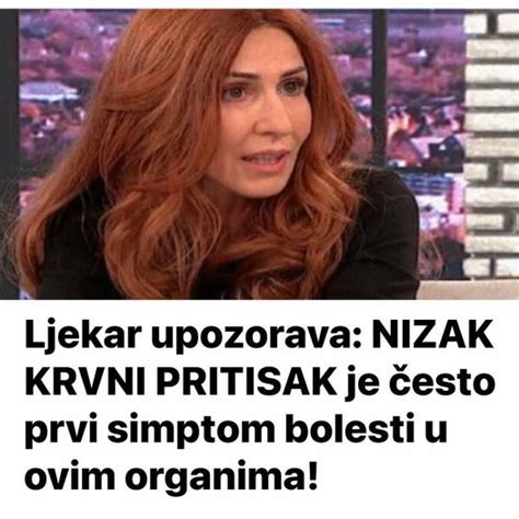 Ljekar Upozorava NIZAK KRVNI PRITISAK Je Često Prvi Simptom Bolesti U Ovim Organima h Za Vas