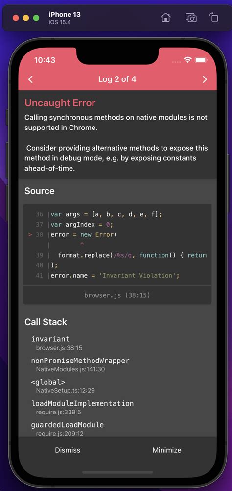 Cannot Debug In Chrome Error On Both Android And Ios · Issue 326