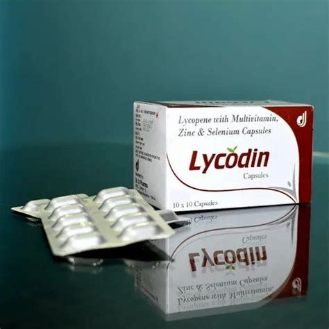 Lycodin Lycopene With Multivitamin Zinc And Selenium Capsules For Clinical Packaging Type Alu