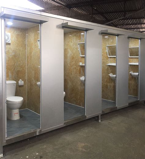 Nhà Vệ Sinh Công Cộng Di động Khung Thép 4 Buồng Icd