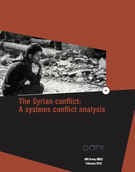 The Syrian Conflict A Systems Conflict Analysis Cda Collaborative
