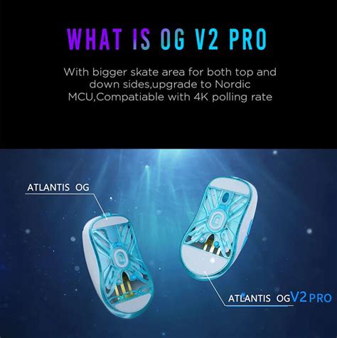 Lamzu Atlantis OG V2 Pro (4K Compatible) Wireless Superlight Gaming ...