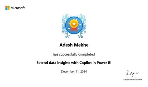 Adesh Mekhe On Linkedin Microsoft Powerbi Dataanalytics Professionalgrowth Datavisualization