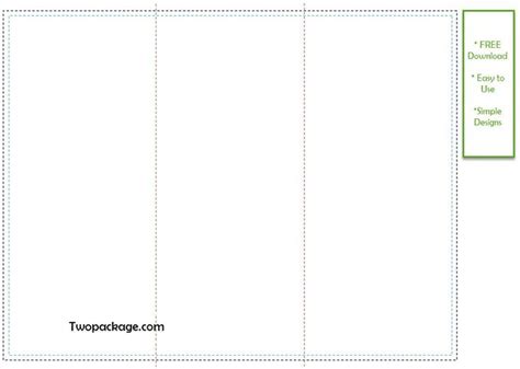 Gate Fold Brochure Template Microsoft Word Free Download 8 5 X 11 Inches