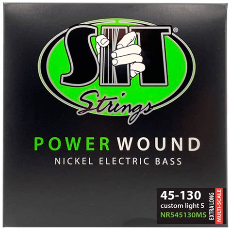 Sit Strings Foundations Bass Nickel 5 Str Light 45 125 Cuerdas De Bajo