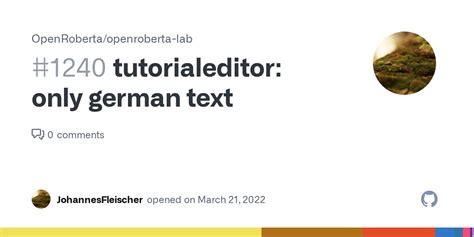 Tutorialeditor Only German Text Issue 1240 OpenRoberta