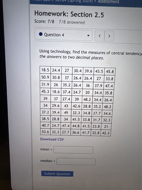 Homework Section 25 Score 7 8 Quad 7 8 StudyX