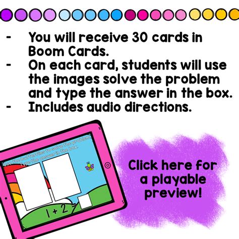 Spring Addition To 10 Math Centers Digital Game Boom Cards Big