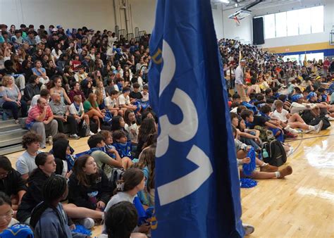 Class Flags In Blue And Gold D E Today